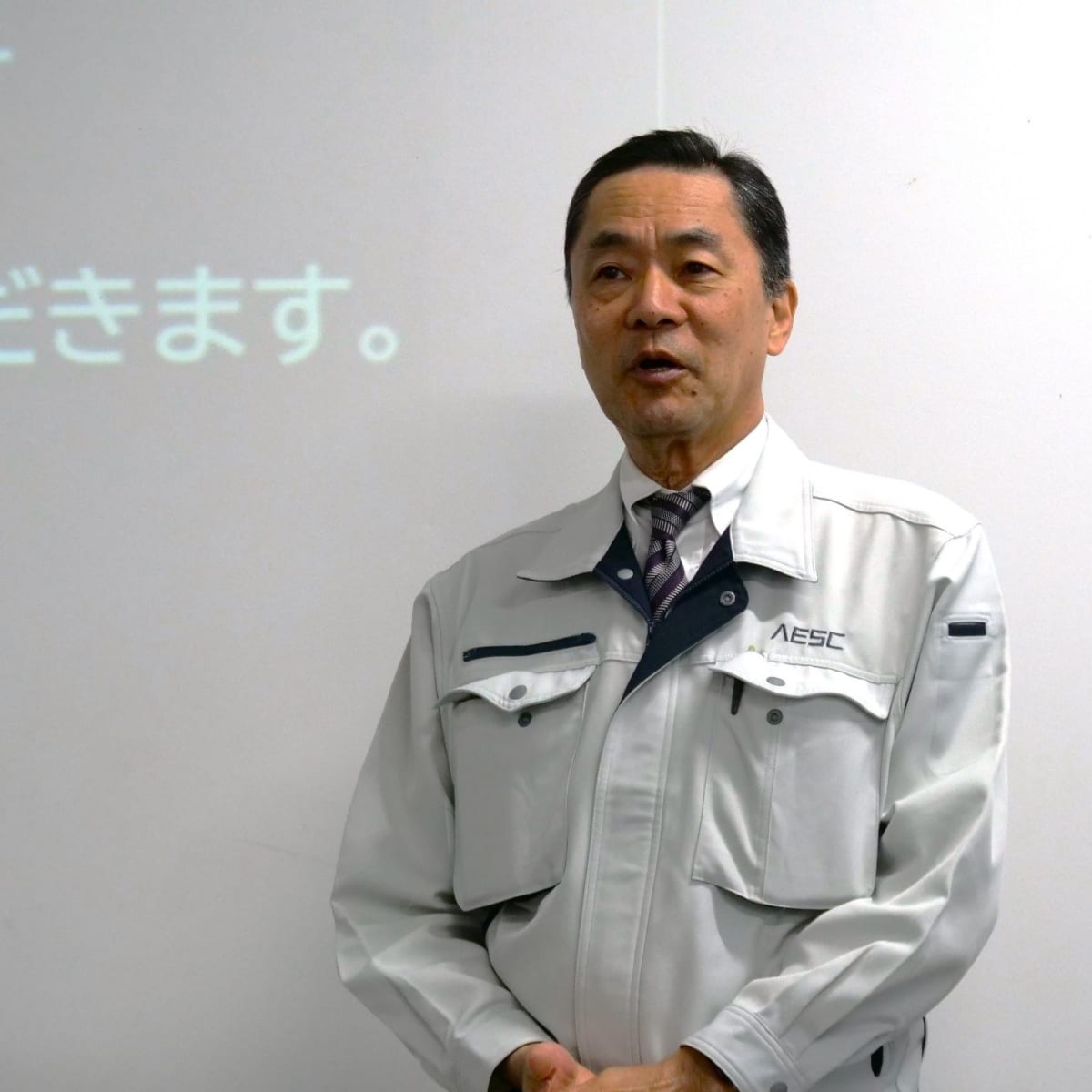 AESCジャパン座間工場にてバッテリー技術と市場動向の勉強会＆パウチセルの生産設備見学 | 日本自動車ジャーナリスト協会